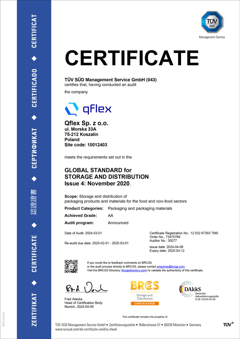 Qflex dostawca opakowań foliowych z tworzyw sztucznych